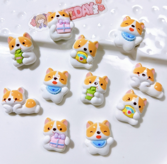 手芸diy用 手作り DIY素材 デコパーツ 材料 貼り付けパーツ アクセサリーパーツ 犬 5色 LENA | 卸売・ 問屋・仕入れの専門サイト【NETSEA】