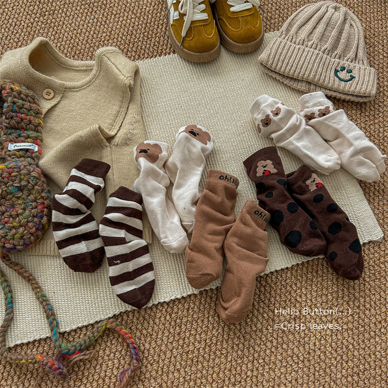 2024新作 韓国風子供服 キッズ靴下 ソックス 可愛い 子供靴下 LENA | 卸売・ 問屋・仕入れの専門サイト【NETSEA】