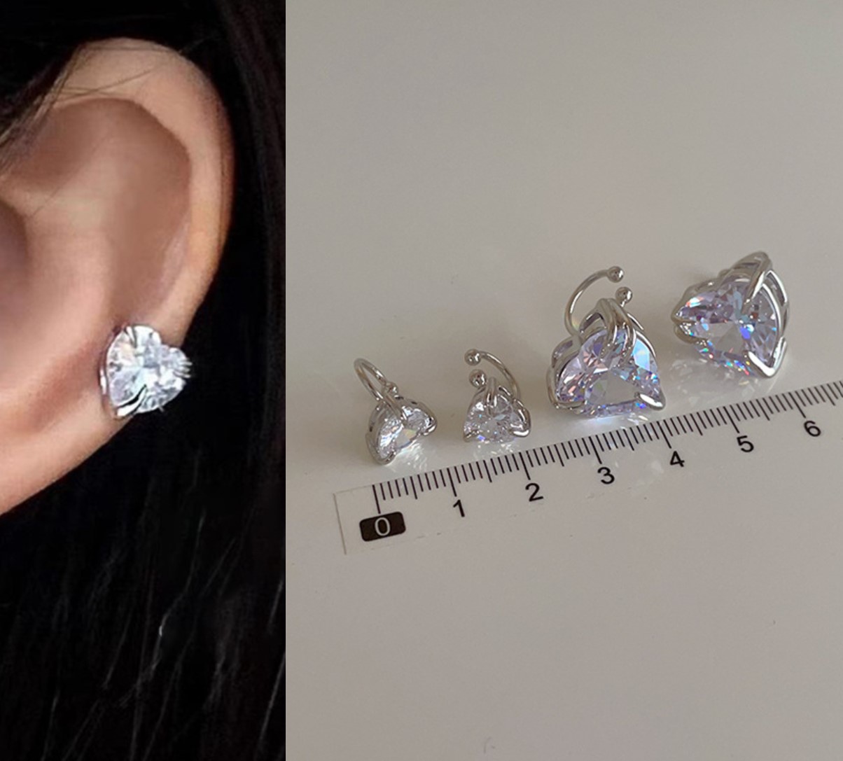 ハートイヤーカフ ペア UP to YOU 問屋・仕入れ・卸・卸売の専門【仕入れならNETSEA】