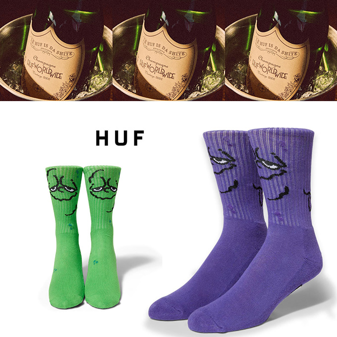 HUF GREEN NUGGETS CREW SOCK 21084 有限会社 スコール | 卸売・ 問屋・仕入れの専門サイト【NETSEA】