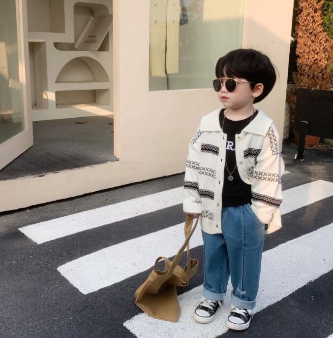 春秋新作 男の子ニットコート 韓国スタイル 可愛い 子供服 ファッションセーター★80-150 本町商事 合同会社 問屋・仕入れ・卸・卸売の専門【仕入れならNETSEA】