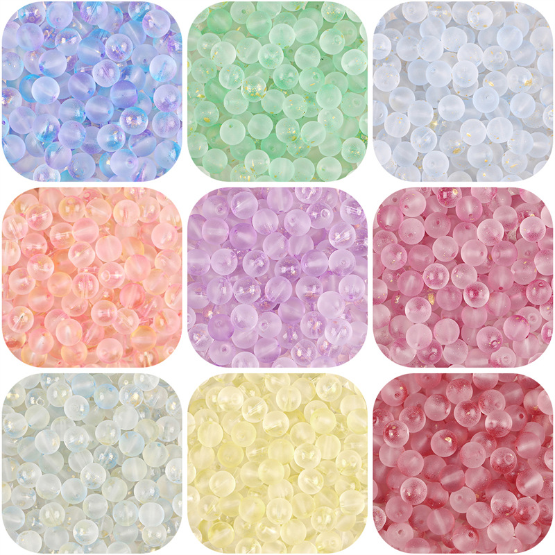 8mm ガラス ビーズ 穴ありデコパーツDIY ビーズパーツ デコ素材 手芸材料 チェーン アクセサリーパーツ | 卸売・ 問屋・仕入れの専門サイト【NETSEA】