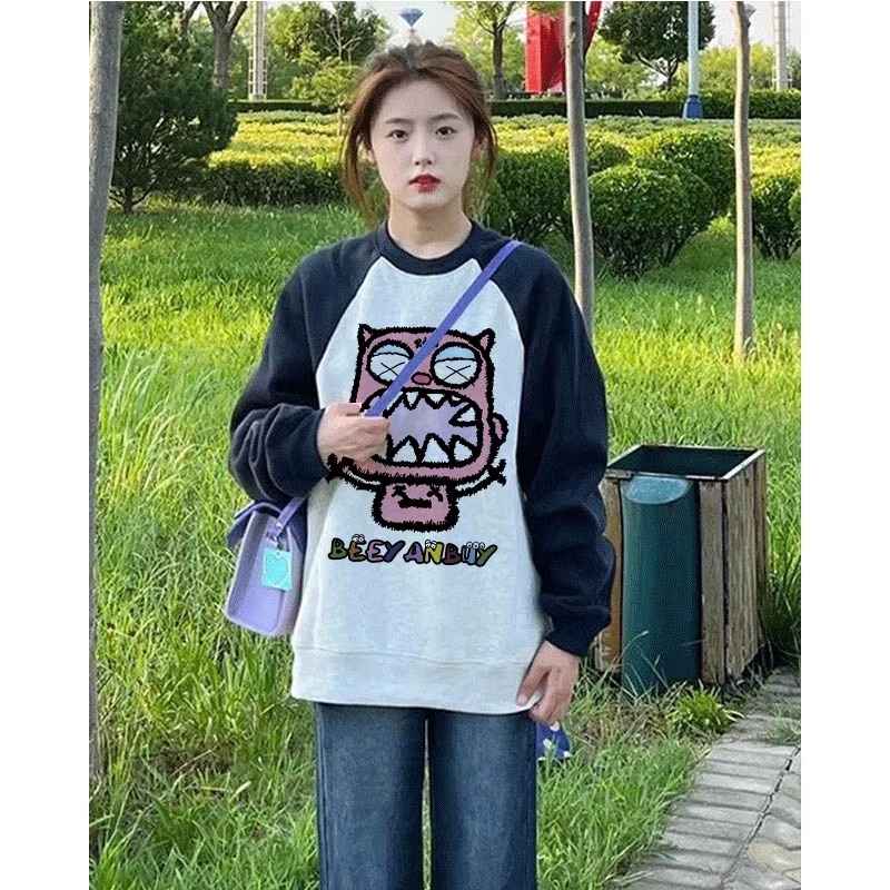 【予約220962】大きいサイズ秋冬 韓国 カレッジ風 カジュアル Tシャツ パーカー LL-4L トモニ貿易合同会社 問屋・仕入れ・卸・卸売の専門【仕入れならNETSEA】