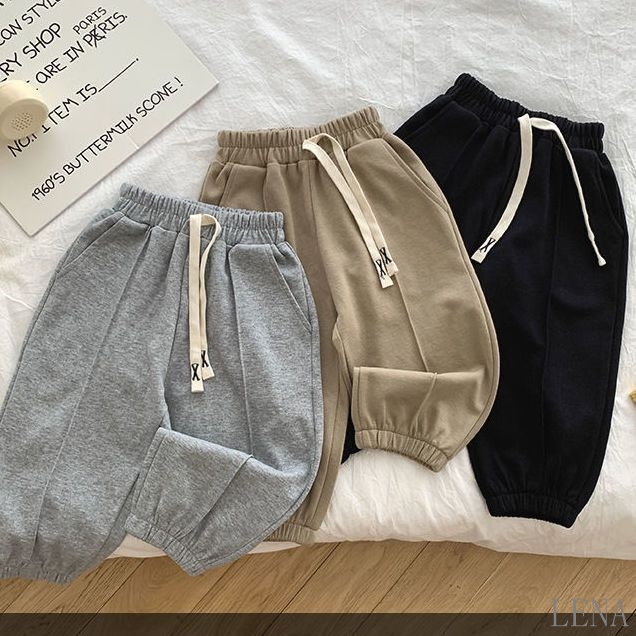 2023秋新作 ボトムス 韓国風子供服 キッズ服 ロングパンツ ズボン 3色 80-120cm LENA 問屋・仕入れ・卸・卸売の専門【仕入れならNETSEA】