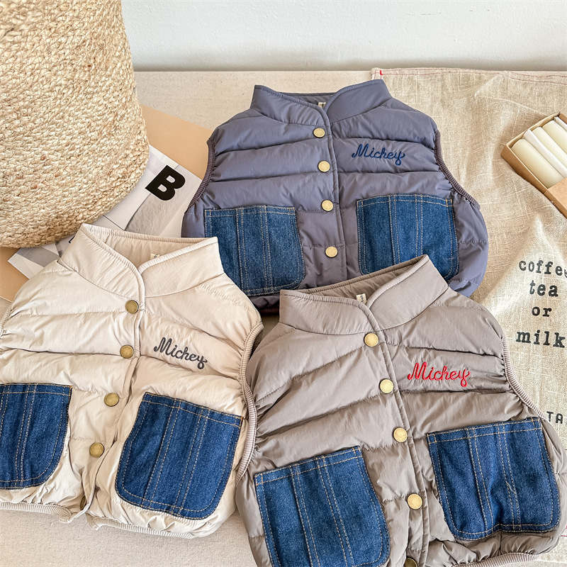 2022秋冬新品★子供服 ベスト トップス ダウンベスト★80-130CM Himawari 問屋・仕入れ・卸・卸売の専門【仕入れならNETSEA】