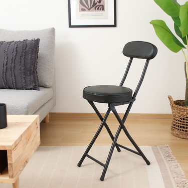 折りたたみチェアPU BK | 卸売・ 問屋・仕入れの専門サイト【NETSEA】