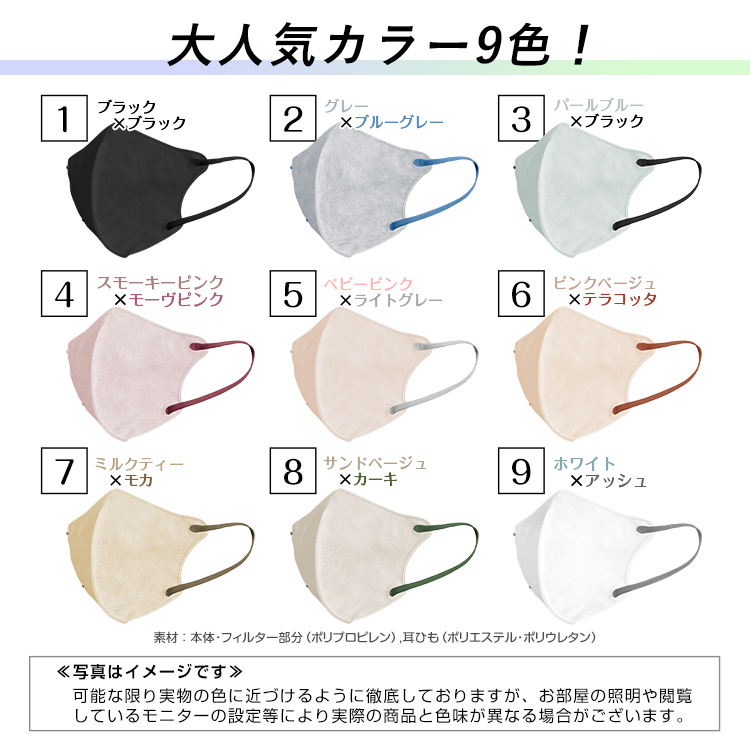 日本製ヒアルロン酸マスク 28枚入バイカマスク 不織布 立体 おしゃれ 3D カラー 小顔花粉 万方商事 株式会社 | 卸売・ 問屋・仕入れの専門サイト【NETSEA】