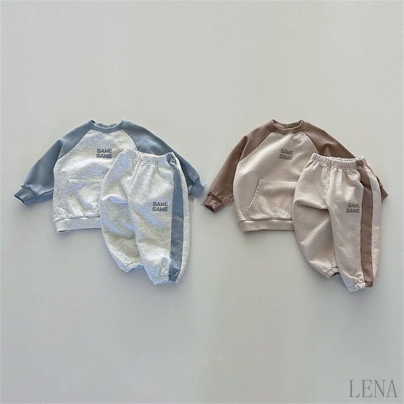 2023秋冬新作 ins 韓国風子供服 キッズ服 トップス + ズボン 2点セット 厚手 2色 80-130cm LENA 問屋・仕入れ・卸・卸売の専門【仕入れならNETSEA】