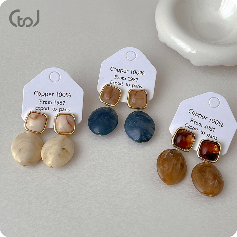 ミニマルアクセサリー レジンピアス s925銀針 通勤通学 OL 韓国東大門アクセサリー 株式会社 C2Jジャパン | 卸売・ 問屋・仕入れの専門サイト【NETSEA】