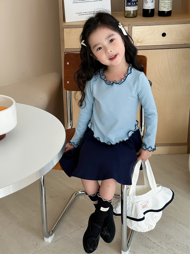 2024春新作 韓国風子供服 ベビー服 女の子 セットアップ長袖トップス 3色 90-150cm 個人事業主 Light of the sea 問屋・仕入れ・卸・卸売の専門【仕入れならNETSEA】