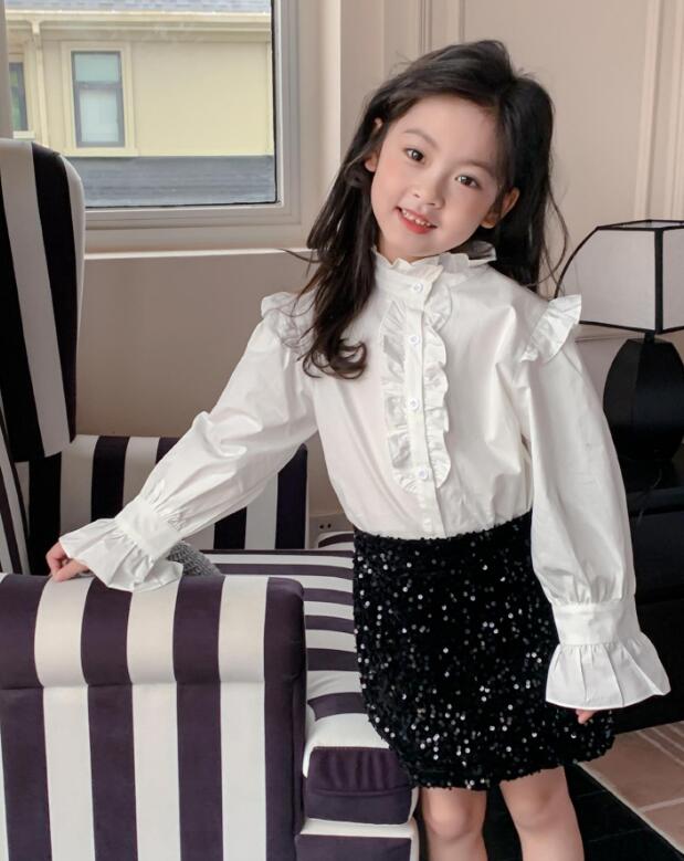 2024新品 子供服 キッズ 黒いスパンコールはA字スカート 90-150CM 伊林商店 問屋・仕入れ・卸・卸売の専門【仕入れならNETSEA】