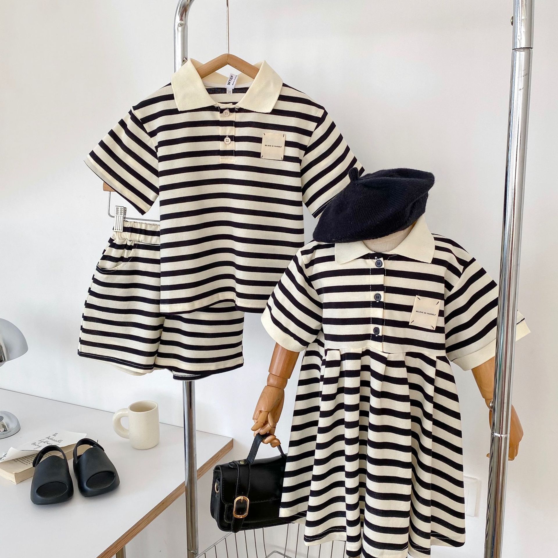 ★Girls＆Boys★ 子供服 80~140cm キッズポロシャツ＋ショートパンツ 韓国キッズファッション 合同会社ジェオンシー 問屋・仕入れ・卸・卸売の専門【仕入れならNETSEA】