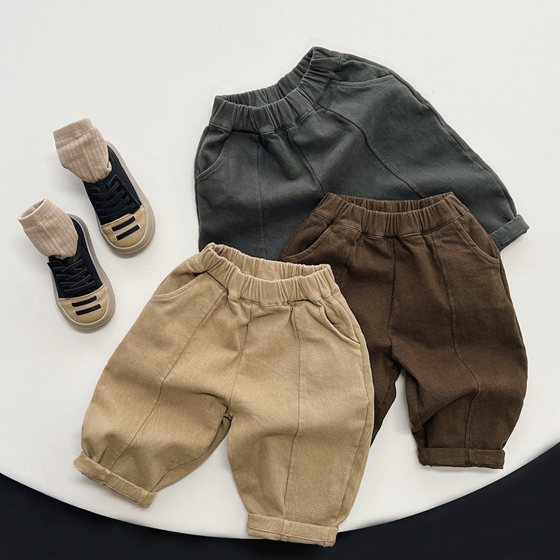 2024新作 韓国風子供服 ベビー服 男の子 カジュアルパンツ 3色80-130cm 個人事業主 Light of the sea 問屋・仕入れ・卸・卸売の専門【仕入れならNETSEA】