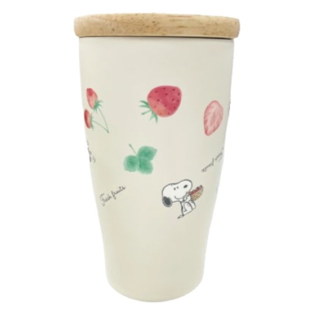 SPIK-245 木蓋付きタンブラー ストロベリー SN 雑貨のFULTAC（フルタック） 問屋・仕入れ・卸・卸売の専門【仕入れならNETSEA】