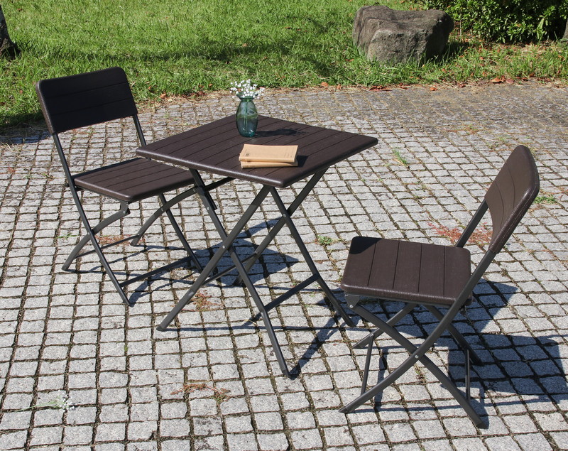 テーブル&チェア 3点セット BR 木目調 | 卸売・ 問屋・仕入れの専門サイト【NETSEA】