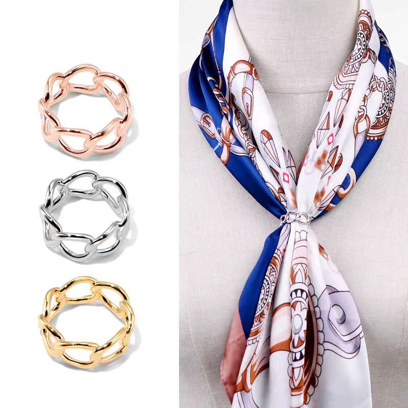 3色 ファッション スカーフリング シンプルな スカーフブローチ ファッションアクセサリー MUGI 優品 | 卸売・ 問屋・仕入れの専門サイト【NETSEA】