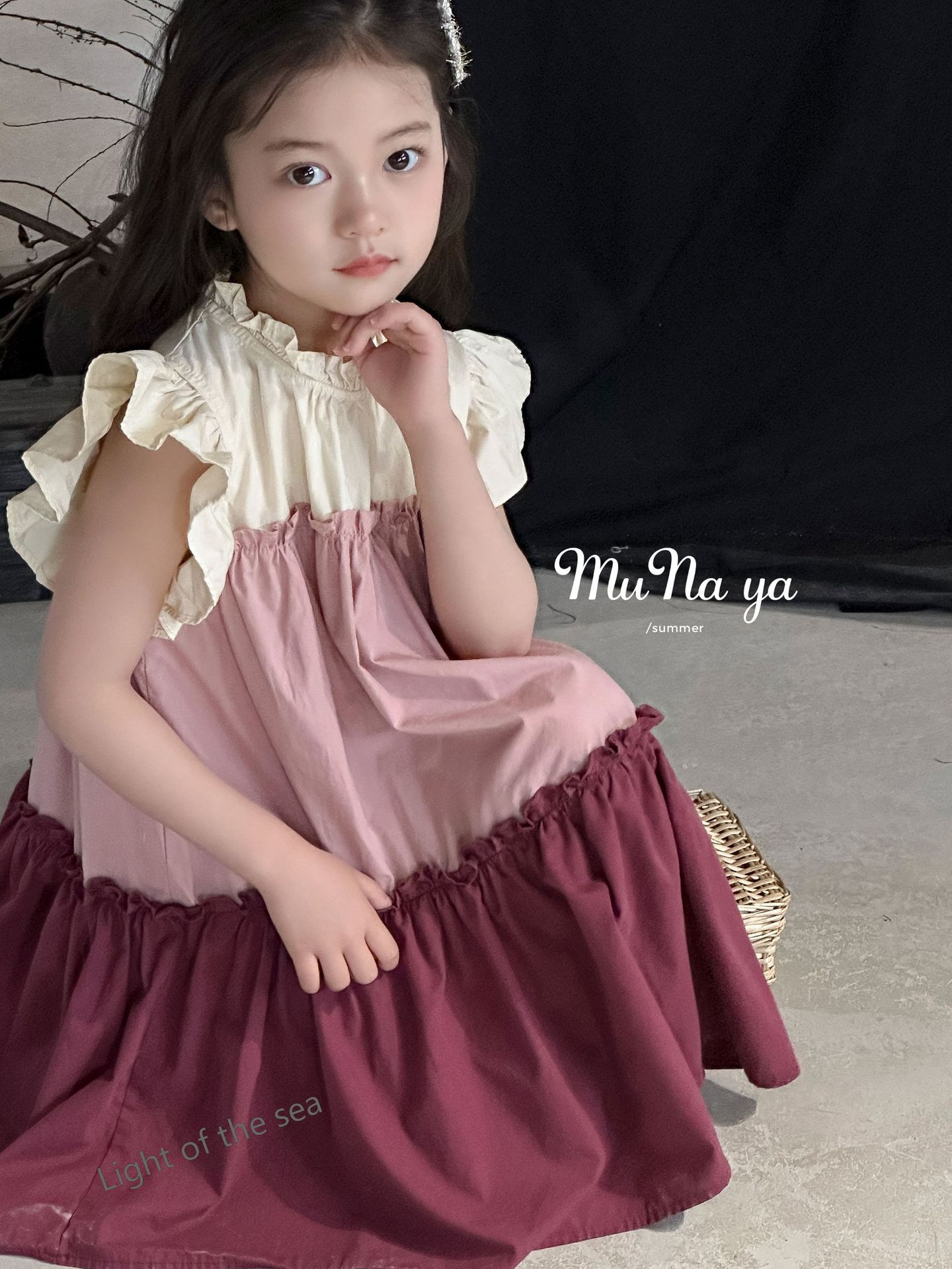 2024夏新作 ベビー服 韓国風子供服 女の子 半袖 ワンピース 2色 110cm-150cm | 卸売・ 問屋・仕入れの専門サイト【NETSEA】