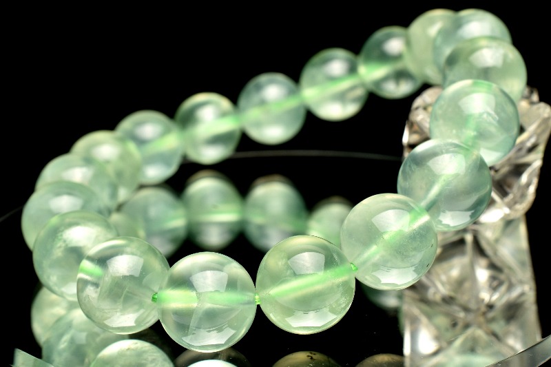 【1点物】瑞々しい光沢 プレナイト(葡萄石) 11mm ブレスレット _L2840 株式会社 SEKIKON 問屋・仕入れ・卸・卸売の専門 ...