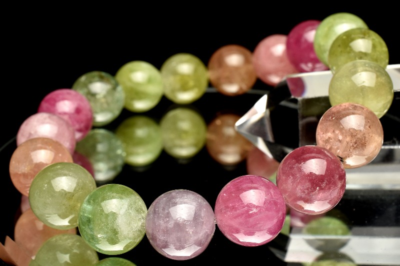 【1点物】AAAA+☆高品質 MIXトルマリン 10.5mm グラデーション ブレスレット _L3213 株式会社 SEKIKON | 卸売・ 問屋・仕入れの専門サイト【NETSEA】