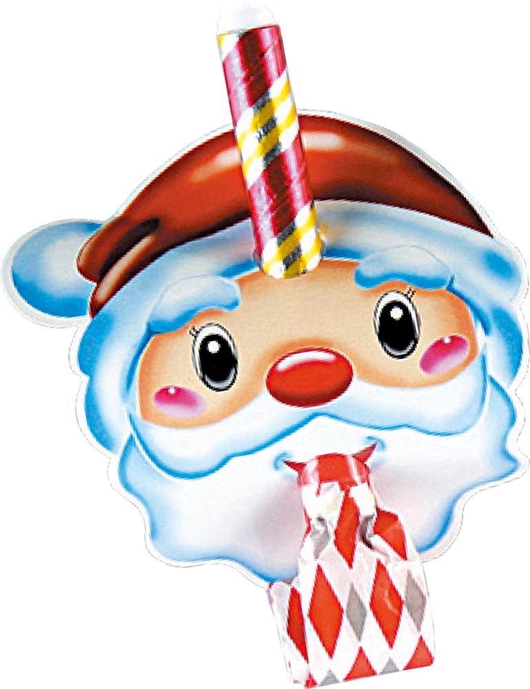 4色アソート サンタお面巻取り笛1P | 卸売・ 問屋・仕入れの専門サイト【NETSEA】