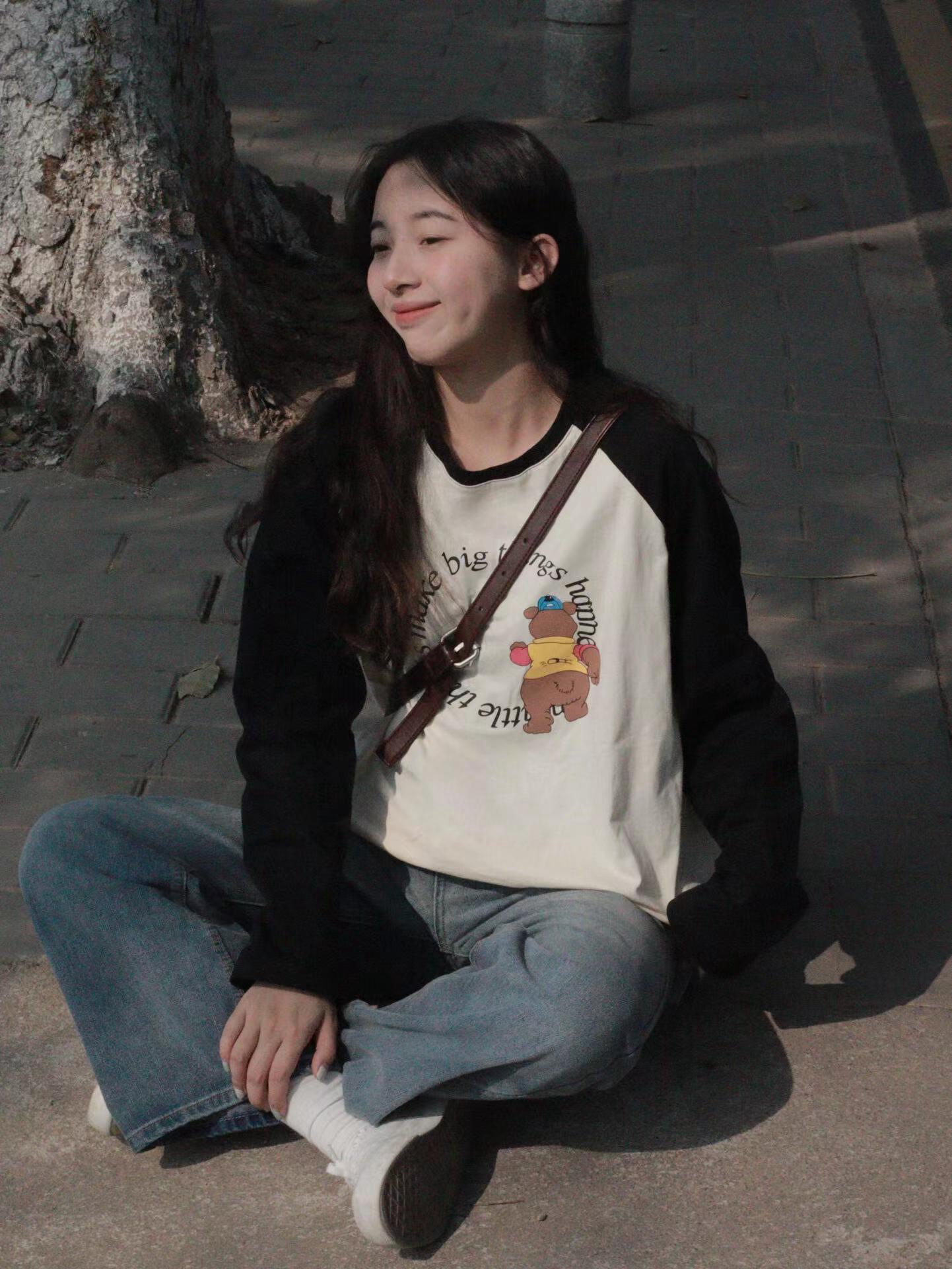 【予約224002】大きいサイズ秋冬新作 韓国風 レディース 女 長袖 プリント Tシャツ パーカーLL-4L | 卸売・ 問屋・仕入れの専門サイト【NETSEA】