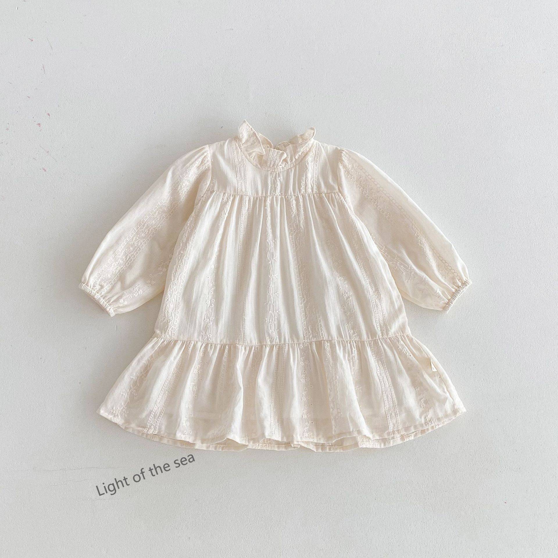 2024秋新品 い韓国風子供服 ベビー服 キッズ女の子 長袖 ワンピース80-130cm 個人事業主 Light of the sea 問屋・仕入れ・卸・卸売の専門【仕入れならNETSEA】