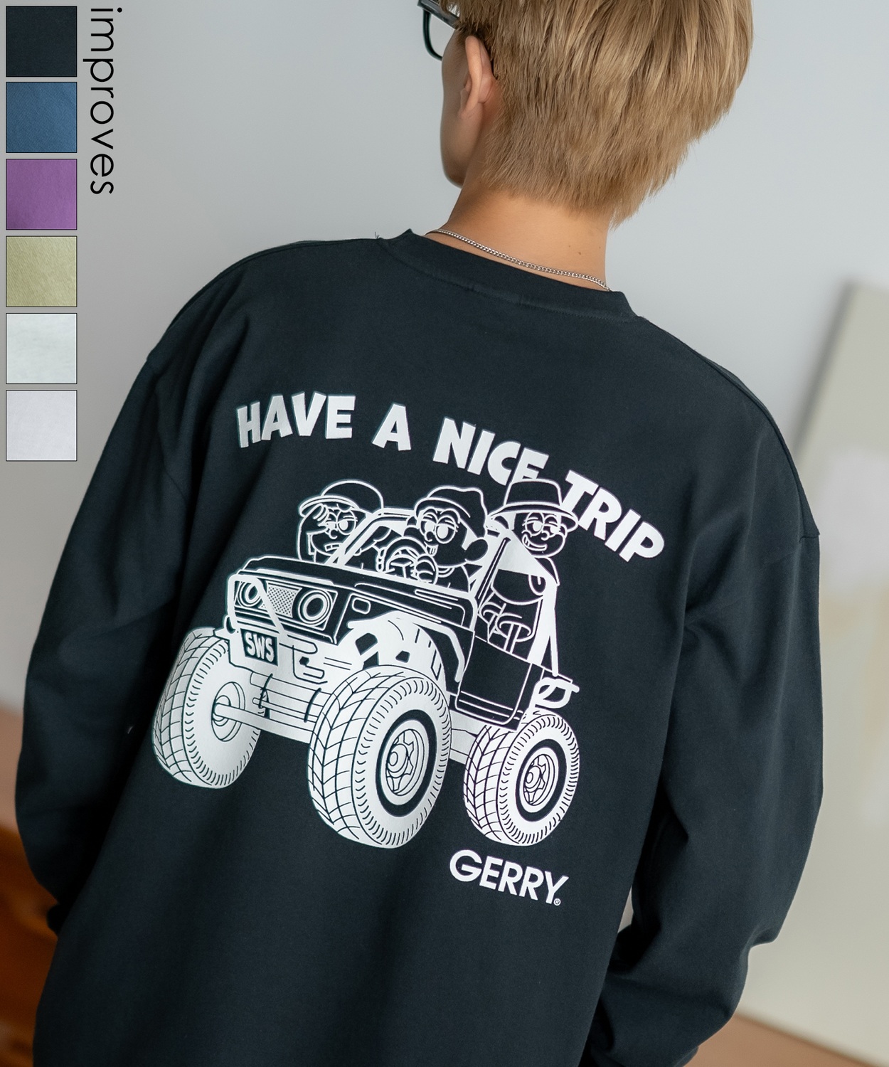 【SIDEWAYSTANCE×GERRY】コラボバギー長袖Tシャツ | 卸売・ 問屋・仕入れの専門サイト【NETSEA】