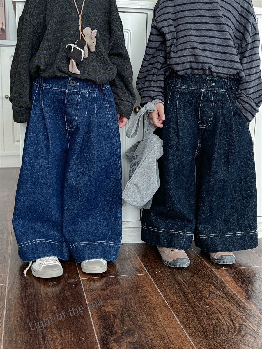 2024秋新作い韓国風子供服 ベビー服 キッズ 男女兼用 ズボン2色 80cm-140cm 個人事業主 Light of the sea 問屋・仕入れ・卸・卸売の専門【仕入れならNETSEA】