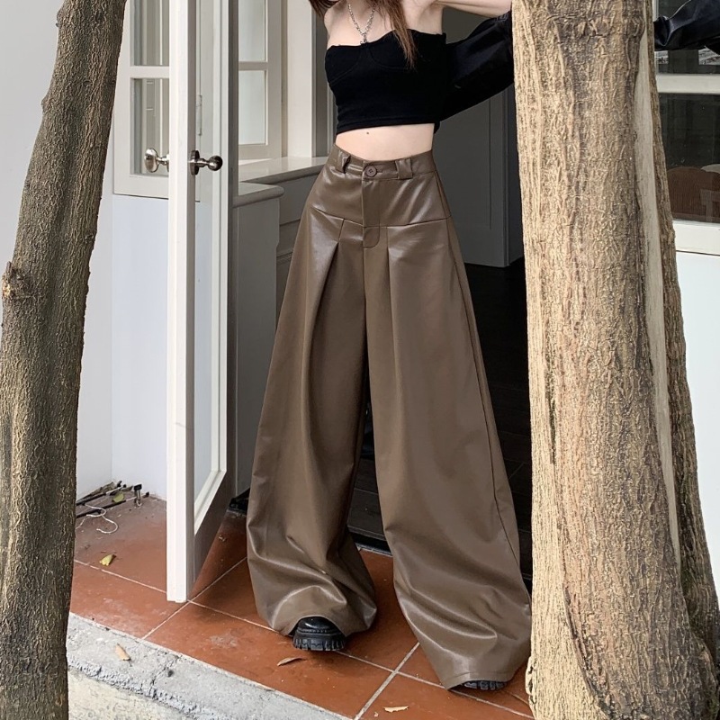 【新アイテム登場】・レディース・ズボン・ボトムス・PUパンツ・S～XL 2色 雅雅 株式会社 | 卸売・ 問屋・仕入れの専門サイト【NETSEA】