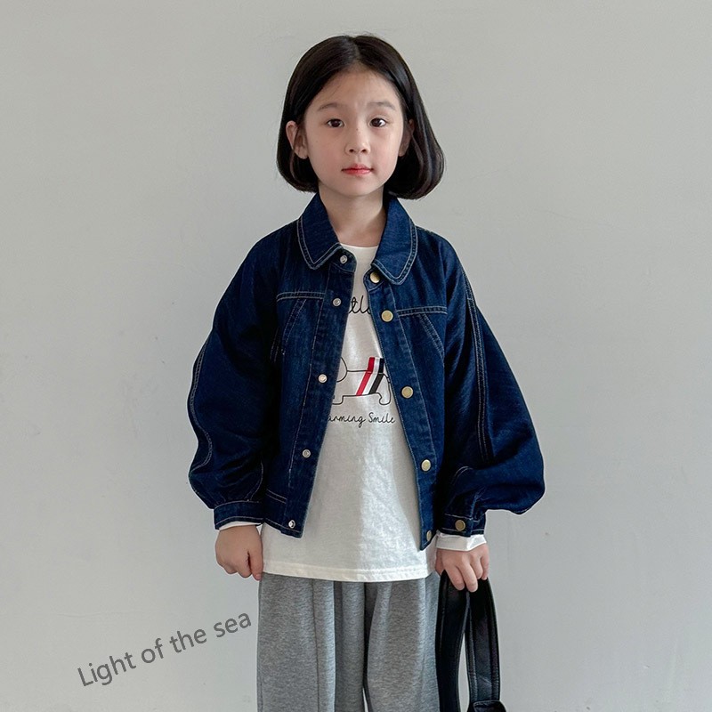 2024新作い韓国風子供服 ベビー服 キッズ 女の子デニムのコート90cm-150cm 個人事業主 Light of the sea | 卸売・ 問屋・仕入れの専門サイト【NETSEA】