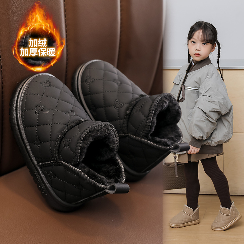 冬季新作 滑り止め 厚手 子供用長靴 綿 黒色 21.1cm NETSEA中国輸入旗艦店 | 卸売・ 問屋・仕入れの専門サイト【NETSEA】