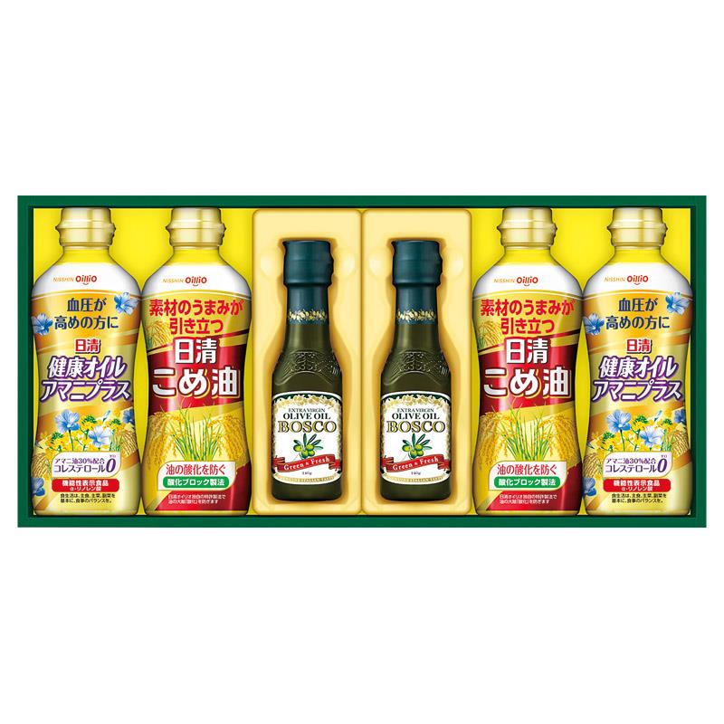 日清オイリオ ボスコオリーブオイル&バラエティオイルギフト BM-30 | 卸売・ 問屋・仕入れの専門サイト【NETSEA】