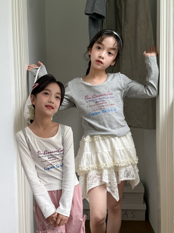 2025春新作 子供服 Tシャツ トップス 110cm～160cm 2色 | 卸売・ 問屋・仕入れの専門サイト【NETSEA】