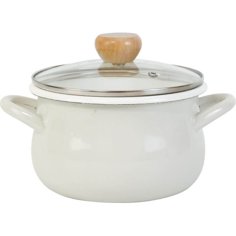 ストクック IHホーローポット(18cm) グレー RB-3244 HAMANO | 卸売・ 問屋・仕入れの専門サイト【NETSEA】