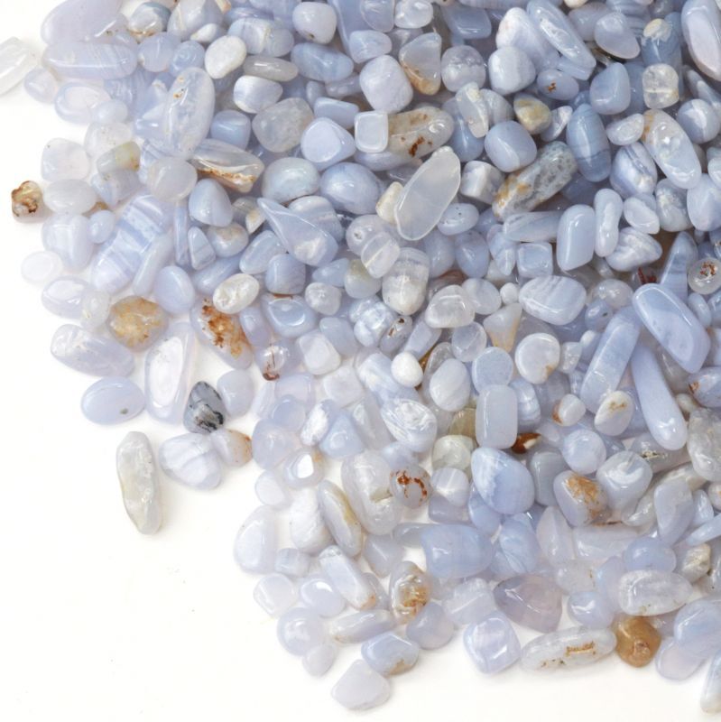 【さざれ 1kg 穴なし】ブルーレースアゲート 浄化 リラックス やさしさ 充足感 危険の回避 天然石 | 卸売・ 問屋・仕入れの専門サイト【NETSEA】