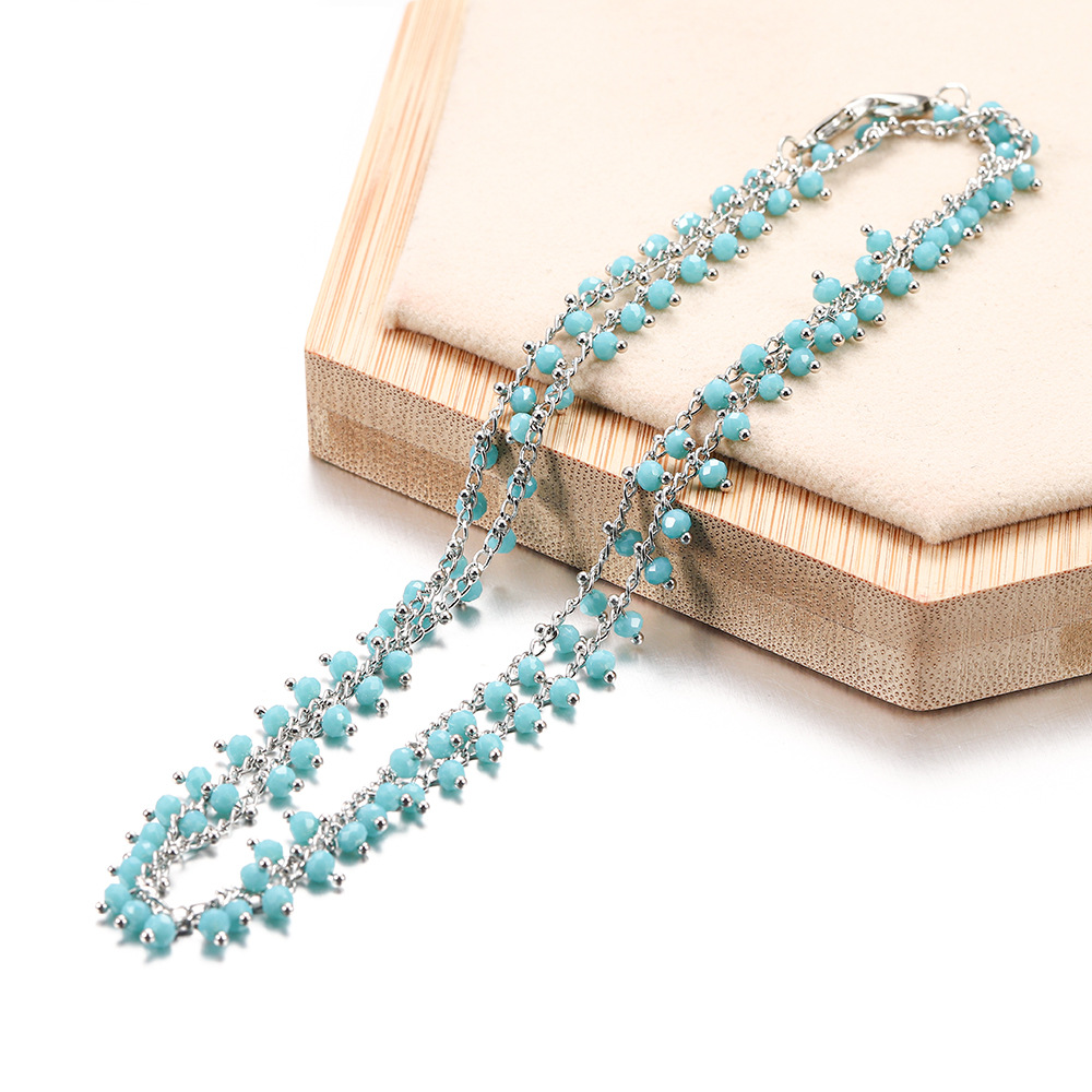 新商品 米の玉チェーン マスクひも調整可能 ブルー40cm 1本/14g | 卸売・ 問屋・仕入れの専門サイト【NETSEA】