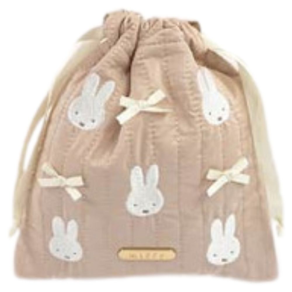 4月中旬発売予定 ミッフィー miffy my favorite ribbon 巾着 ベージュ DBM-2826 | 卸売・ 問屋・仕入れの専門サイト【NETSEA】