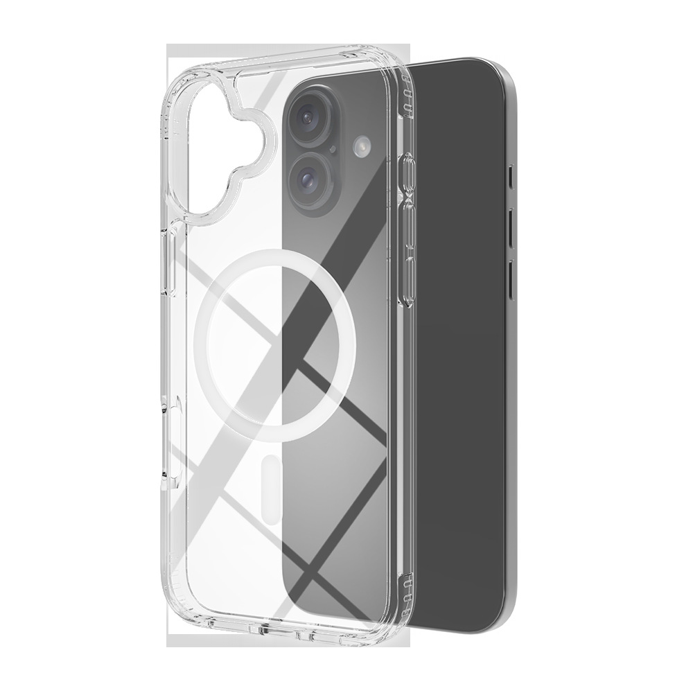 iPhone 16 Plus用 透明 耐傷 磁石吸着 PC TPU 保護ケース | 卸売・ 問屋・仕入れの専門サイト【NETSEA】
