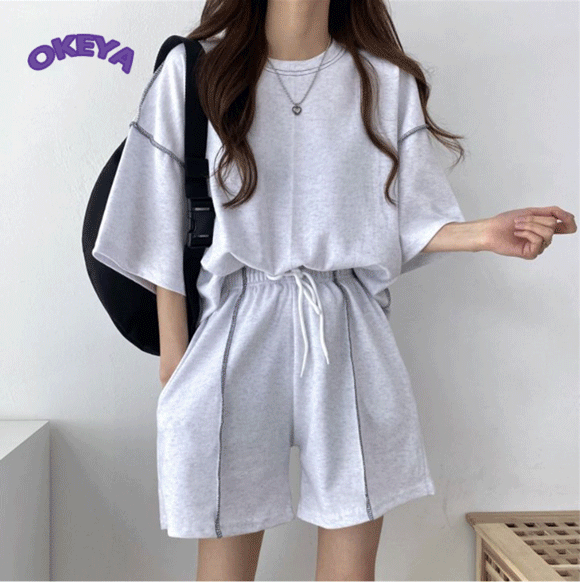 2025年夏新作 レディース服 上下セット tシャツ POLO 半袖 ショートパンツ コットン100％ M#-3XL# | 卸売・ 問屋・仕入れの専門サイト【NETSEA】