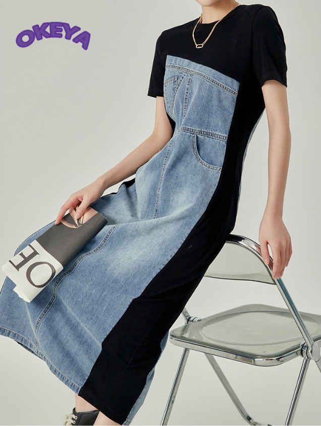 2025年夏新作 レディース服 ワンピース ロングワンピース 切り替え 半袖 カジュアル S#-XXL# | 卸売・ 問屋・仕入れの専門サイト【NETSEA】