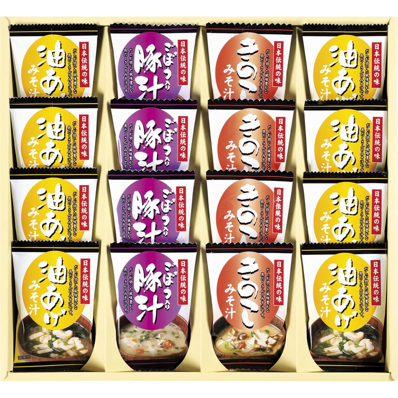 フリーズドライ「お味噌汁三種の味詰合せ」KF-DO | 卸売・ 問屋・仕入れの専門サイト【NETSEA】