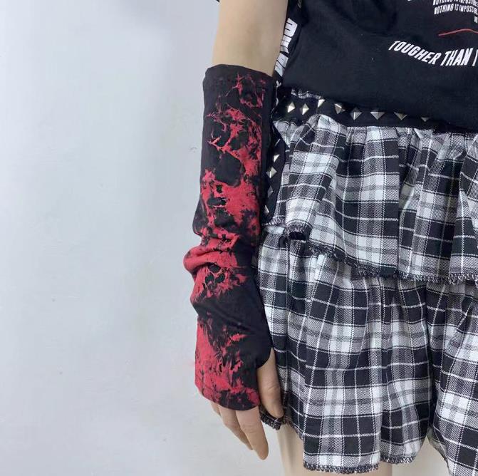 ダンサー必見手袋 !JAZZ パーティー DS 手袋 パンク手袋 原宿 タイダイスリーブ ゴシック JKストリート | 卸売・ 問屋・仕入れの専門サイト【NETSEA】