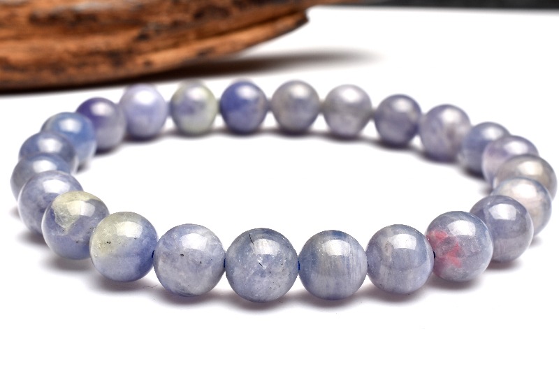 【1点物】希少 紫陽花パープル タンザナイト 7.5mm ブレスレット _MA3528 | 卸売・ 問屋・仕入れの専門サイト【NETSEA】