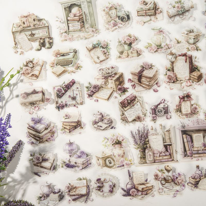 ステッカー PETシール 手帳素材 花フラワー葉 ブック 文具 造景 15枚入 | 卸売・ 問屋・仕入れの専門サイト【NETSEA】