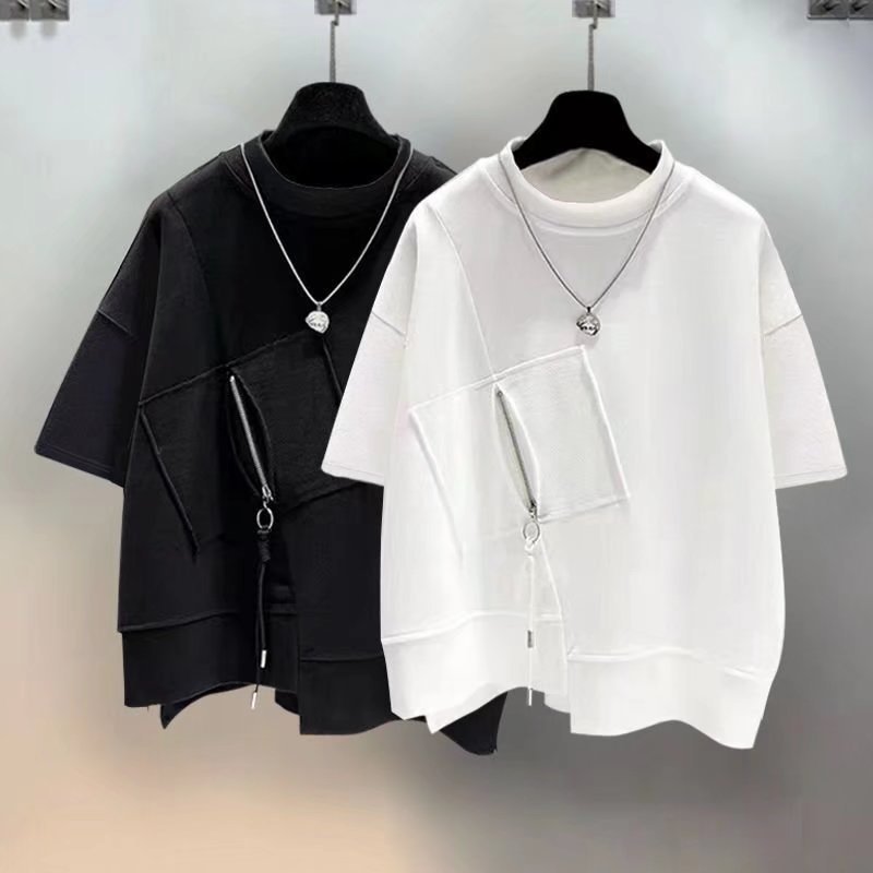 夏新作 ・メンズ・Tシャツ・ブラウス・気質・半袖tシャツ・トップス・M～3XL 2色 | 卸売・ 問屋・仕入れの専門サイト【NETSEA】