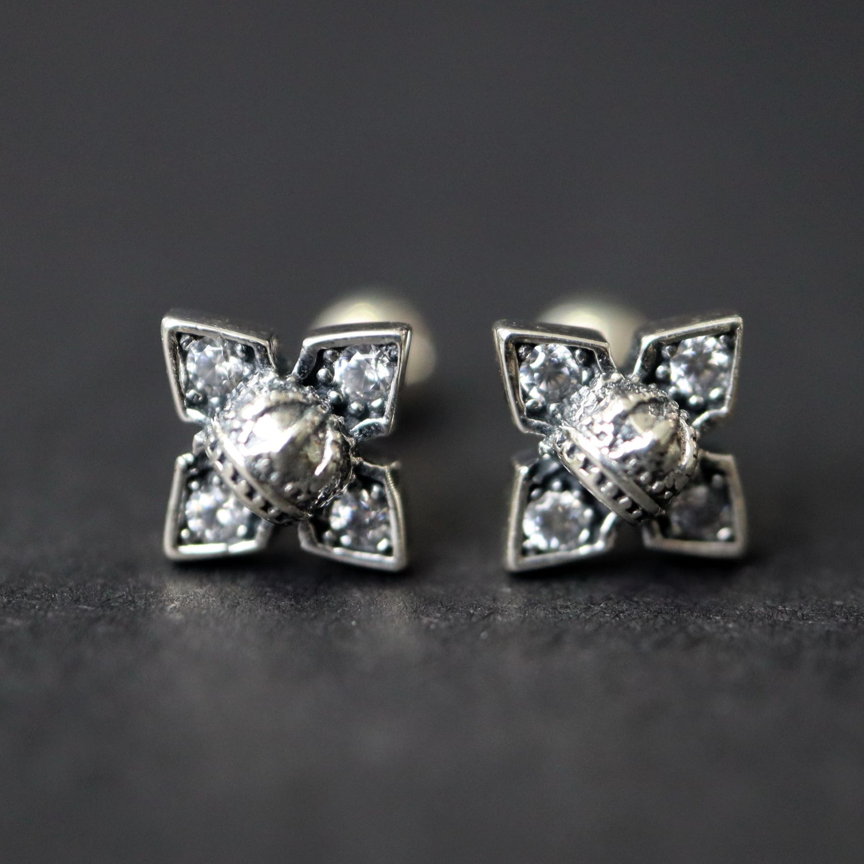 100％S925シルバー ピアス SY-CLOVER ネジ式 高品質シルバーアクセサリー | 卸売・ 問屋・仕入れの専門サイト【NETSEA】