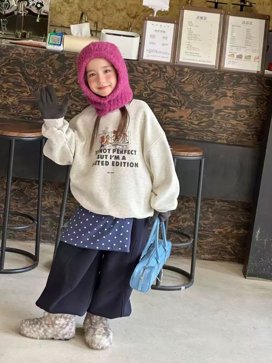 2025秋冬新作 子供服 キッズ 裏起毛 スウェット 男女兼用 90～150cm 2色DC | 卸売・ 問屋・仕入れの専門サイト【NETSEA】