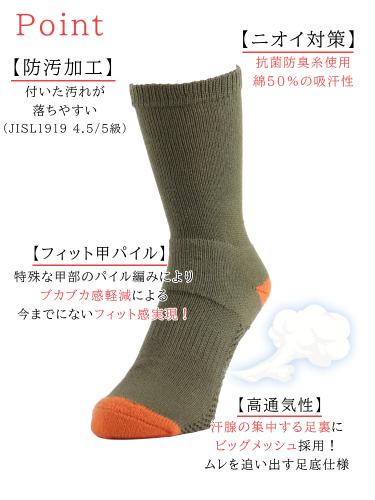 日本製 ASHITOMO WORKING SOCKS 長靴専用ソックス 先丸クルー23-25cm1足組S ブラック SWNC178S | 卸売・ 問屋・仕入れの専門サイト【NETSEA】
