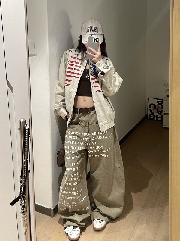 Gパン ジーパン ジーンズ 切り替え 体型カバー 着痩せ デニム LOGO ロゴ 英字 シンプル | 卸売・ 問屋・仕入れの専門サイト【NETSEA】