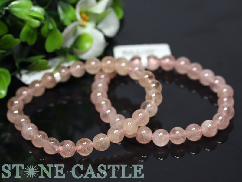 ☆高品質☆【ブレスレット】モルガナイト (3A) (約7～7.5mm) 天然石卸のストーンキャッスル | 卸売・ 問屋・仕入れの専門サイト【NETSEA】